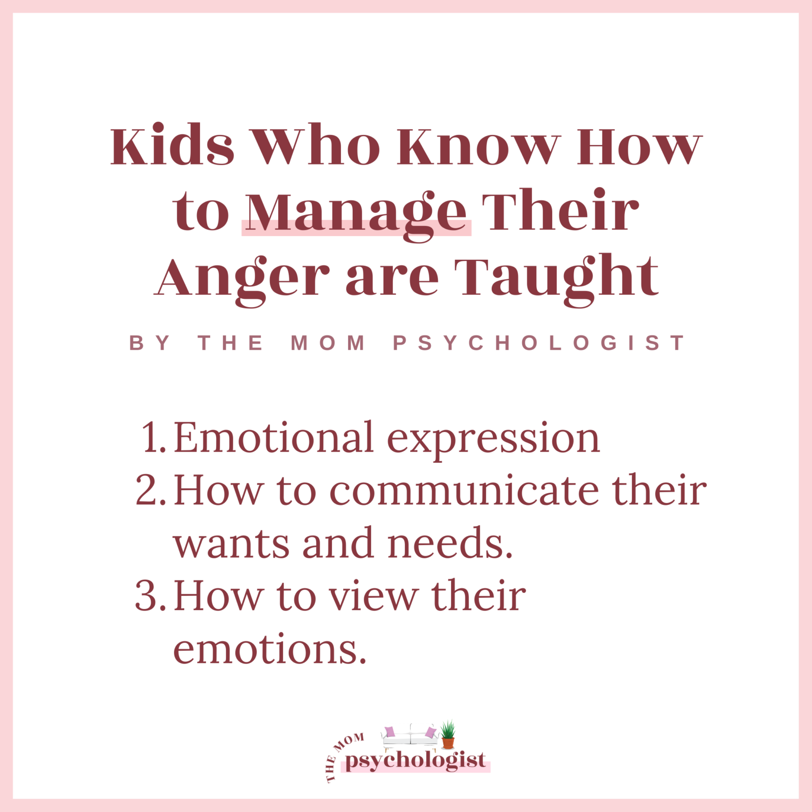 Kids Who Know How to Manage Their Anger are Taught THESE Skills ...