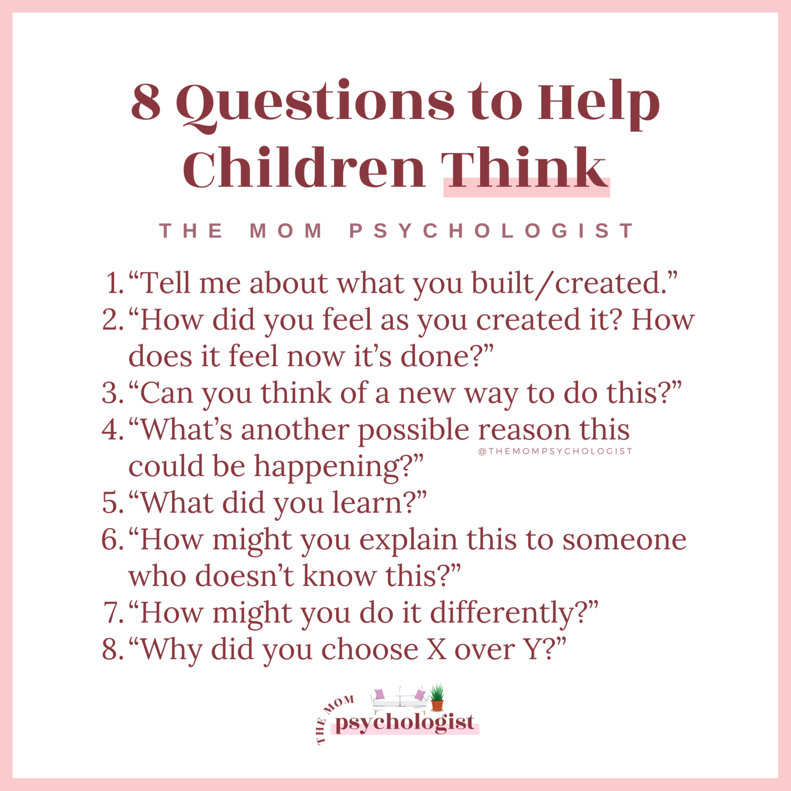 Raising Critical Thinkers | themompsychologist.com