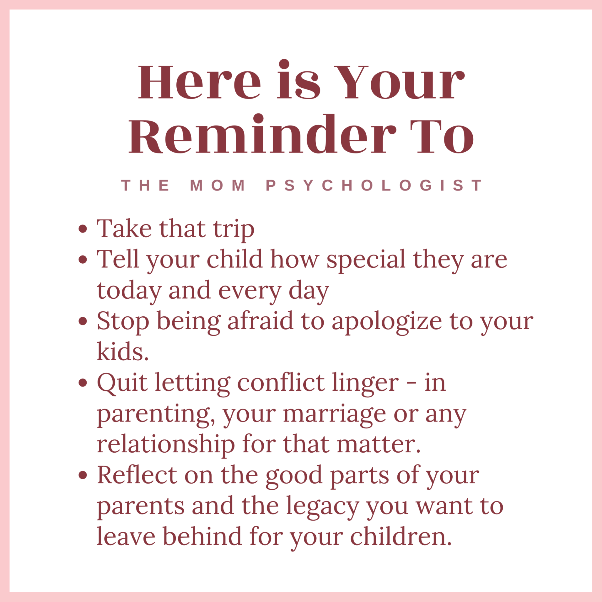 Life changing lessons my mother taught me | themompsychologist.com